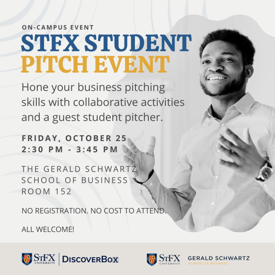 StFX Student Pitch Event | St. Francis Xavier University