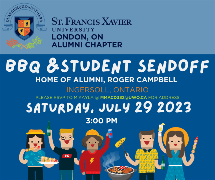 London, ON Student Send Off | St. Francis Xavier University